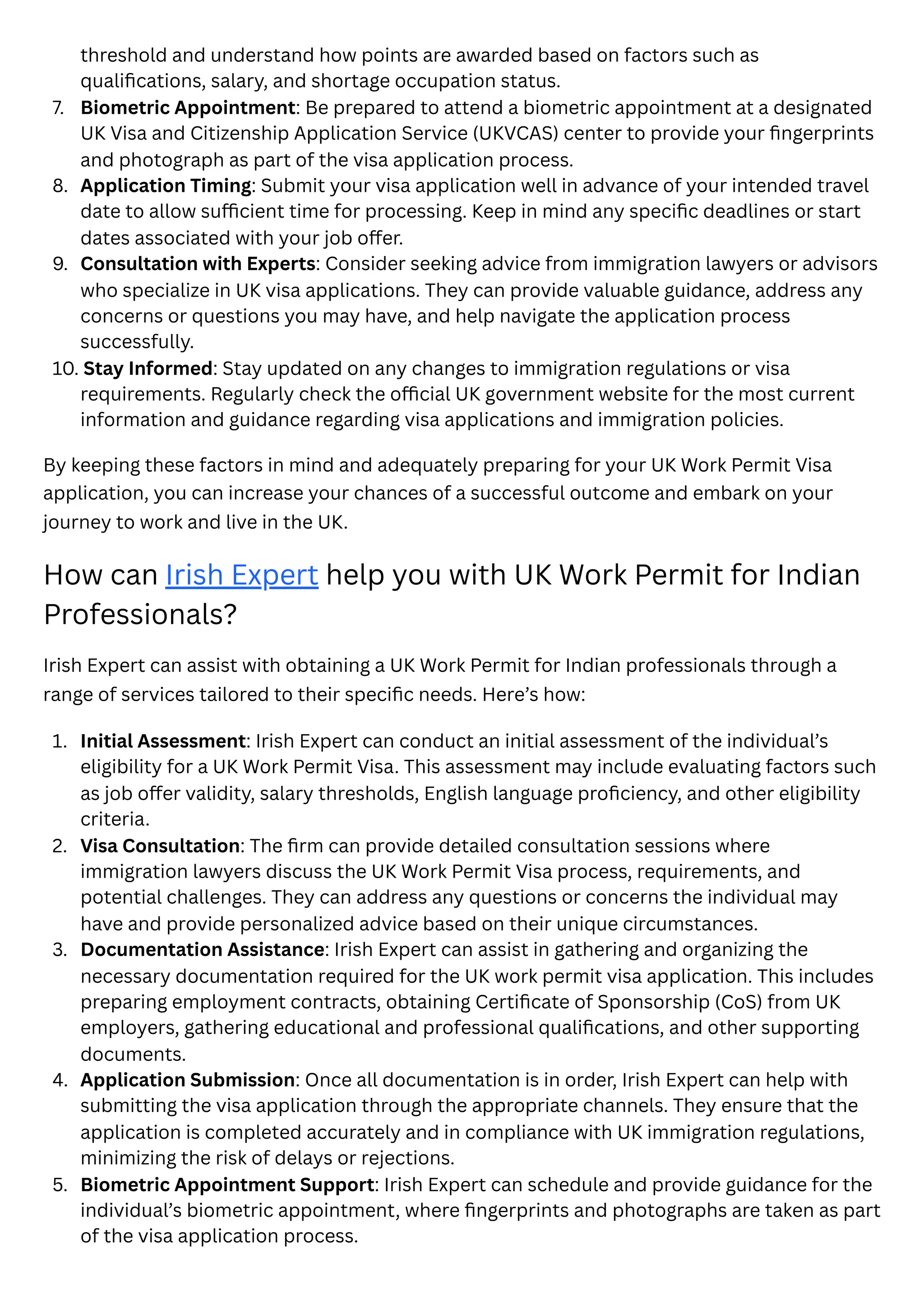 Did you know this about the UK Work Permit Visa? | PDF