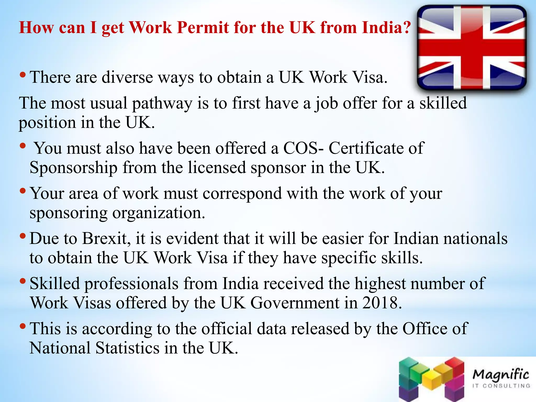 UK work permit Filing Consultancy in Hyderabad | PPT