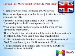 UK work permit Filing Consultancy in Hyderabad | PPT