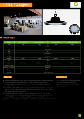 UL Indoor Lighting Catalogue from SeniorLED, China | PDF