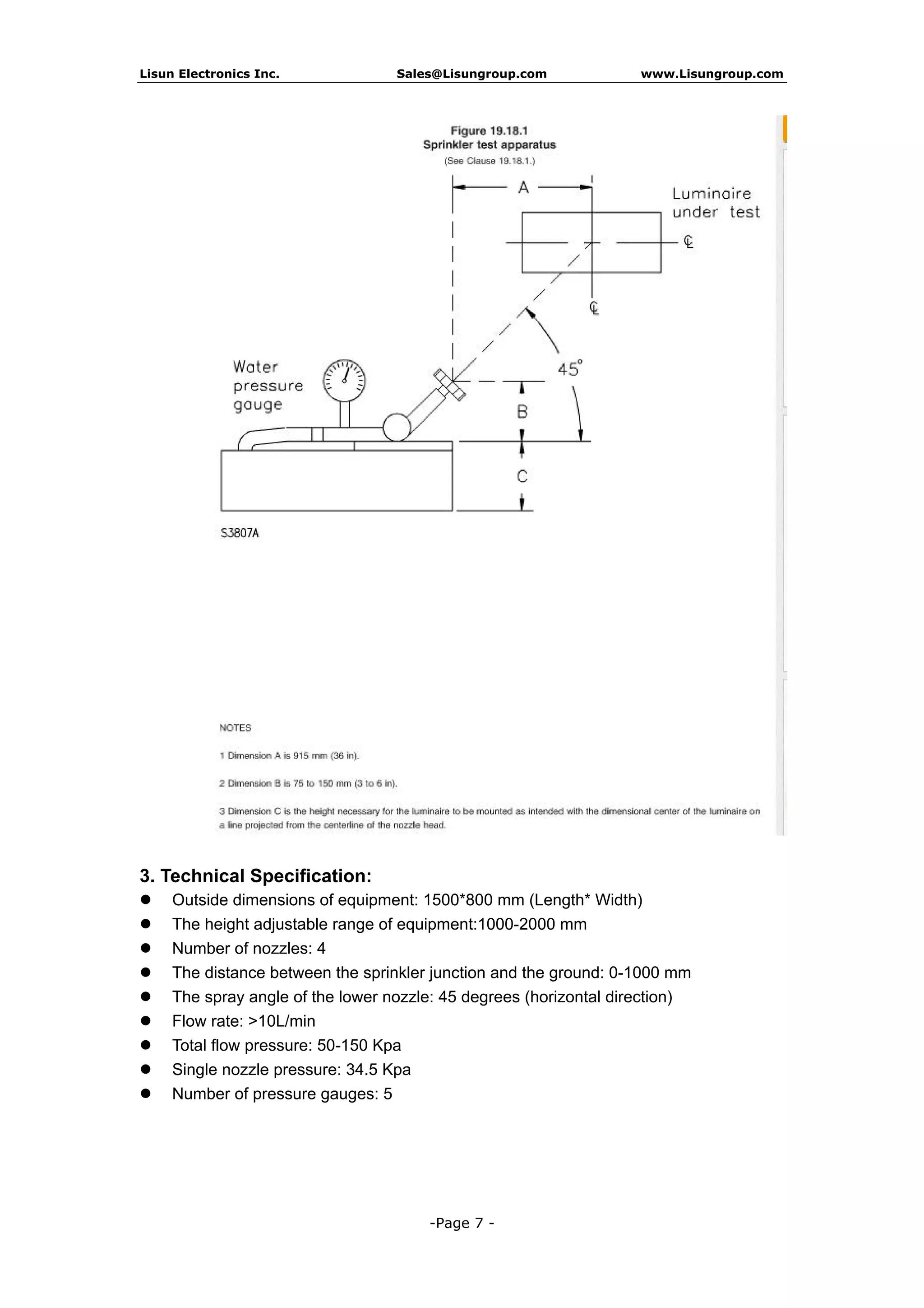 Ul water-spray-test-device | PDF