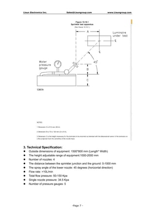 Ul water-spray-test-device | PDF