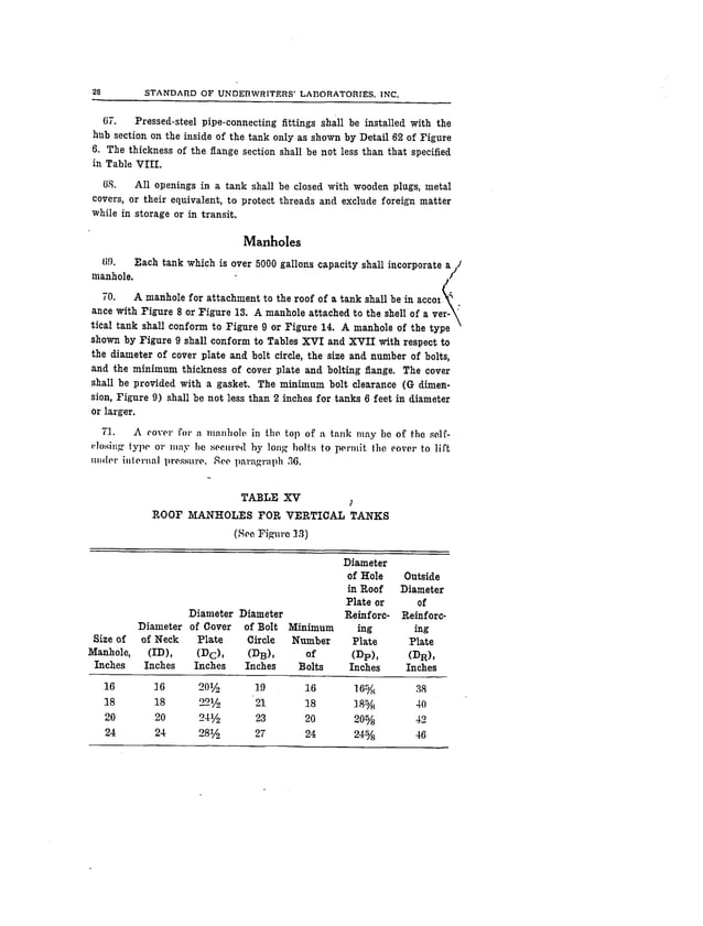 Ul 142 steel above ground tanks for flammable and combustible liquids | PDF