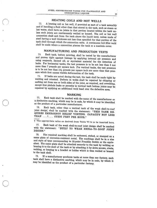 Ul 142 steel above ground tanks for flammable and combustible liquids | PDF