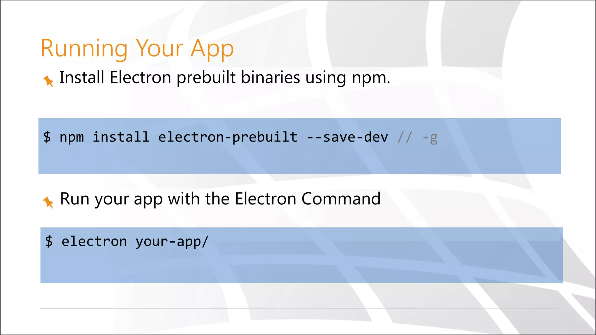 Bringing Javascript to the Desktop with Electron | PPTX | Web Development | Internet