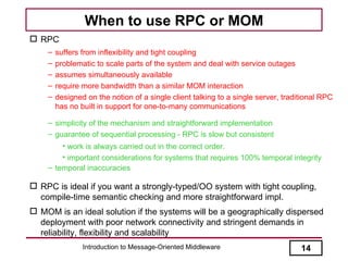 Introduction to Message-Oriented Middleware | PPT