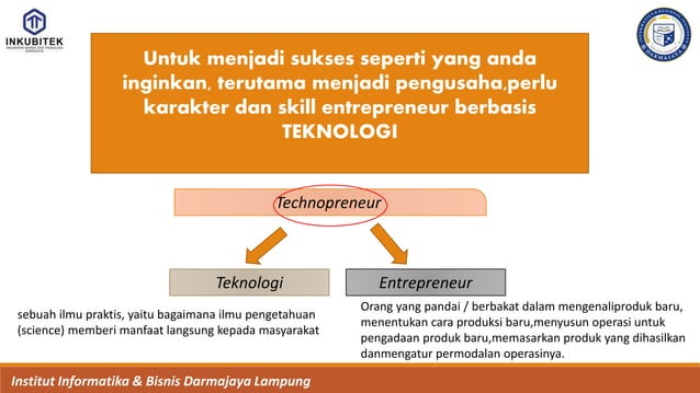 Technopreneurship 01. Pengantar Technopreneurship | PPTX