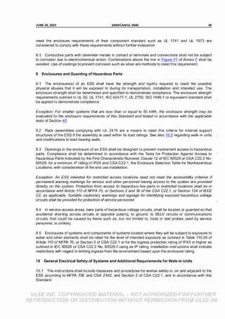 STANDARD FOR SAFETY Energy Storage Systems and Equipment | PDF
