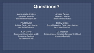 MARC-y MARC and the Coding Bunch | PPT