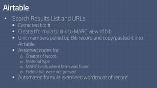MARC-y MARC and the Coding Bunch | PPT