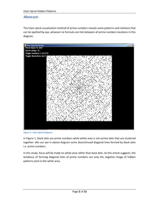Ulam Spiral Hidden Patterns & Waves | PDF