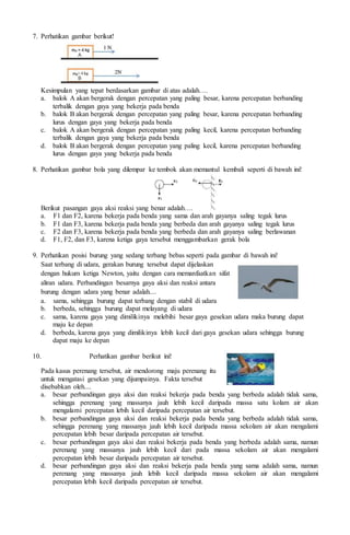 Ulangan harian 1 ipa 8 smp | PDF