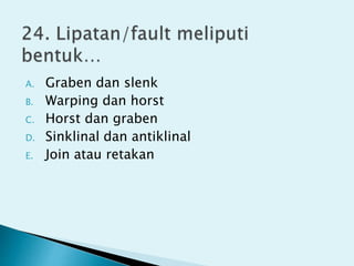 Ulangan harian litosfer (kelas x) | PPT