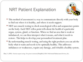 Nutrition Response Testing | PPT