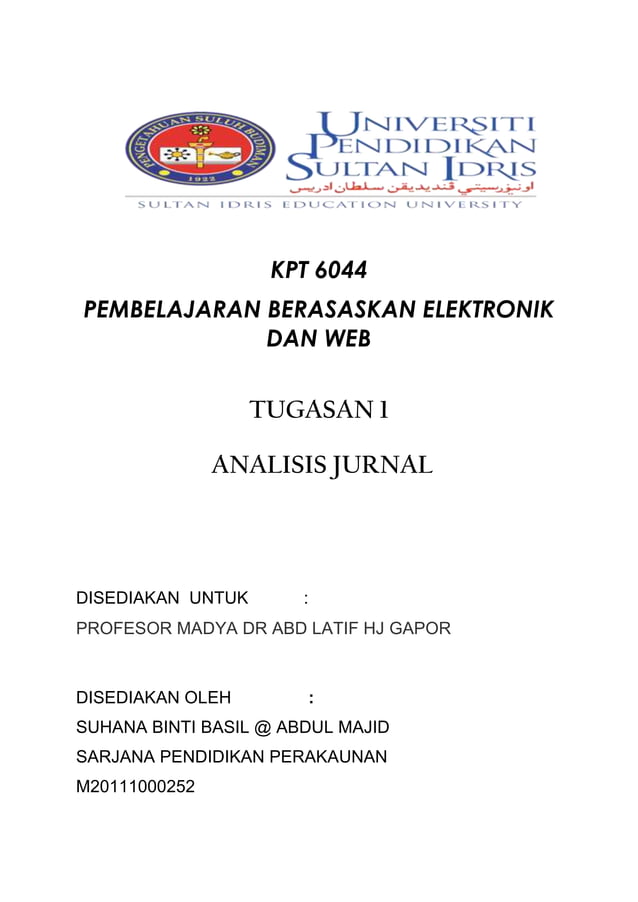 Ulasan jurnal kpt6044 | PDF