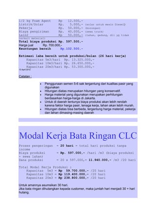 Ulasan ringkas bata ringan | PDF