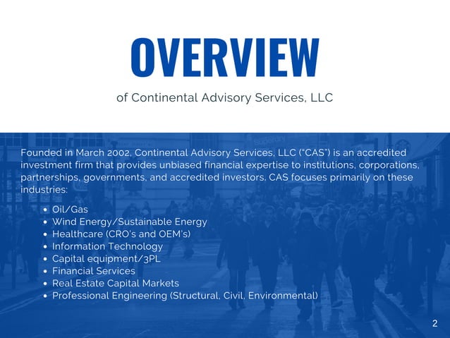 Urban Logistic Advisory Services, Inc | PPT