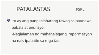 ulat sa babala, paalala at anunsiyo.pptx
