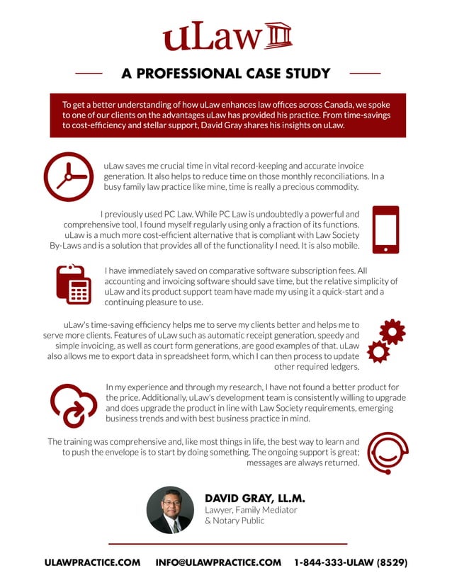 uLaw Case Study - David Gray | PDF