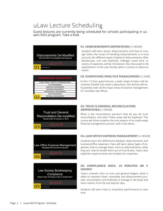 uLaw EDU Webinar Scheduling | PDF