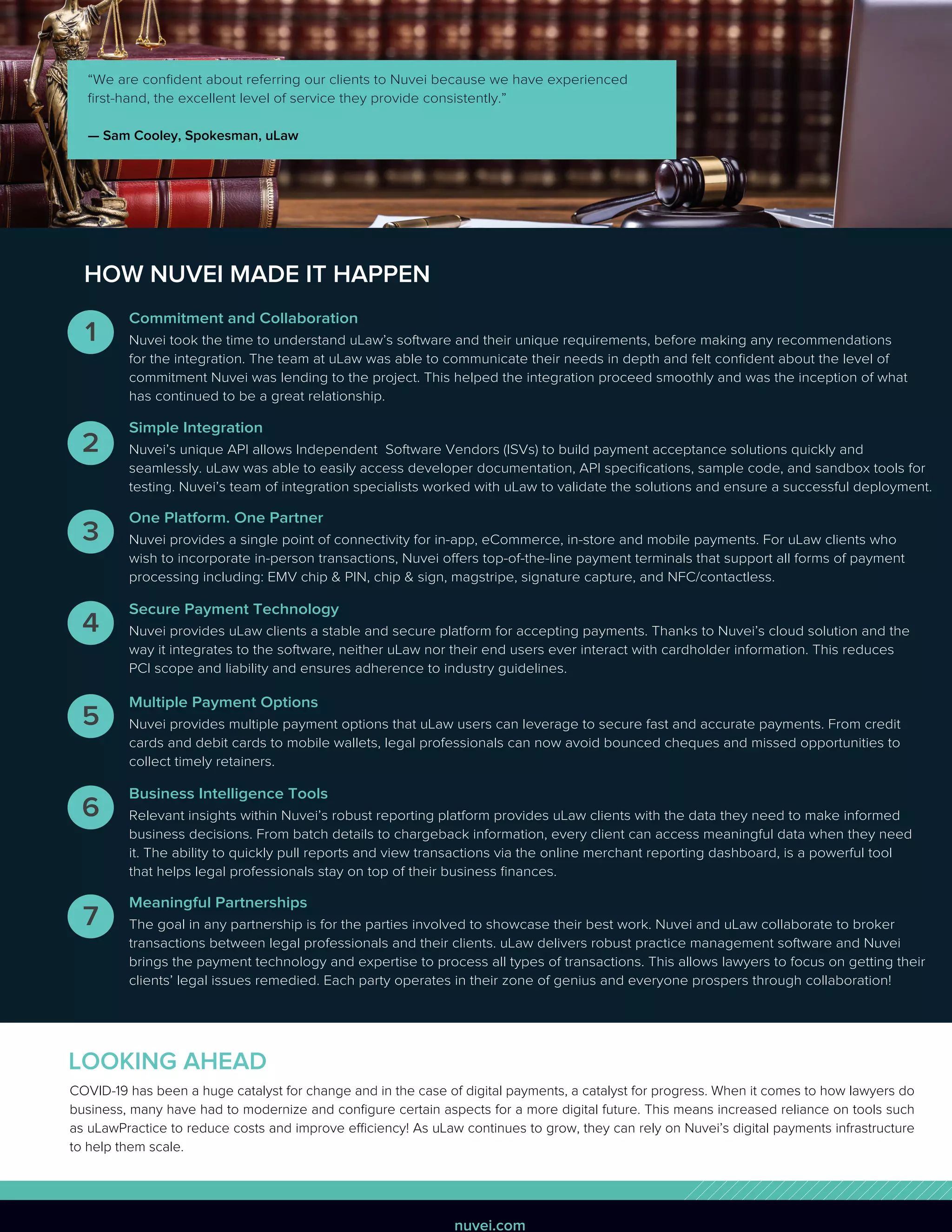 Nuvei - uLaw Partnership case study | PDF
