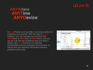 uLaw - Practice Management Security Simplified | PDF | Cloud Computing ...