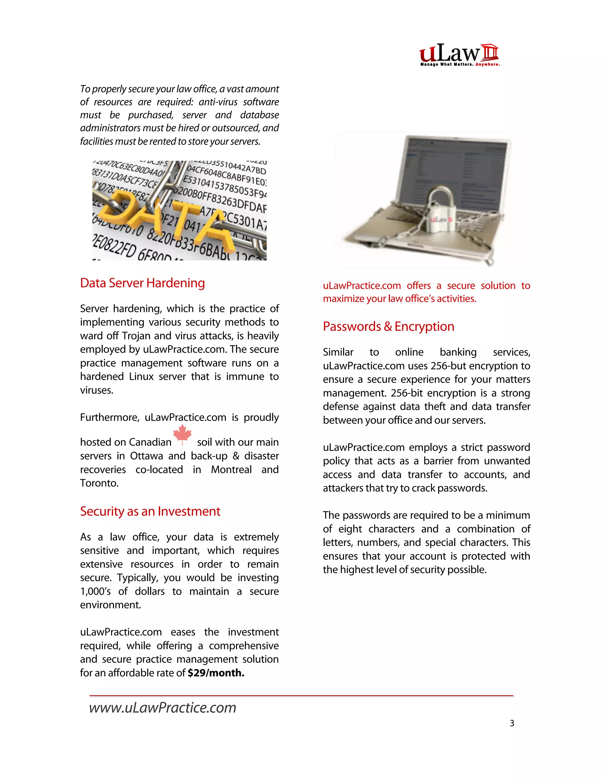 uLaw Security Simplified - Whitepaper | PDF