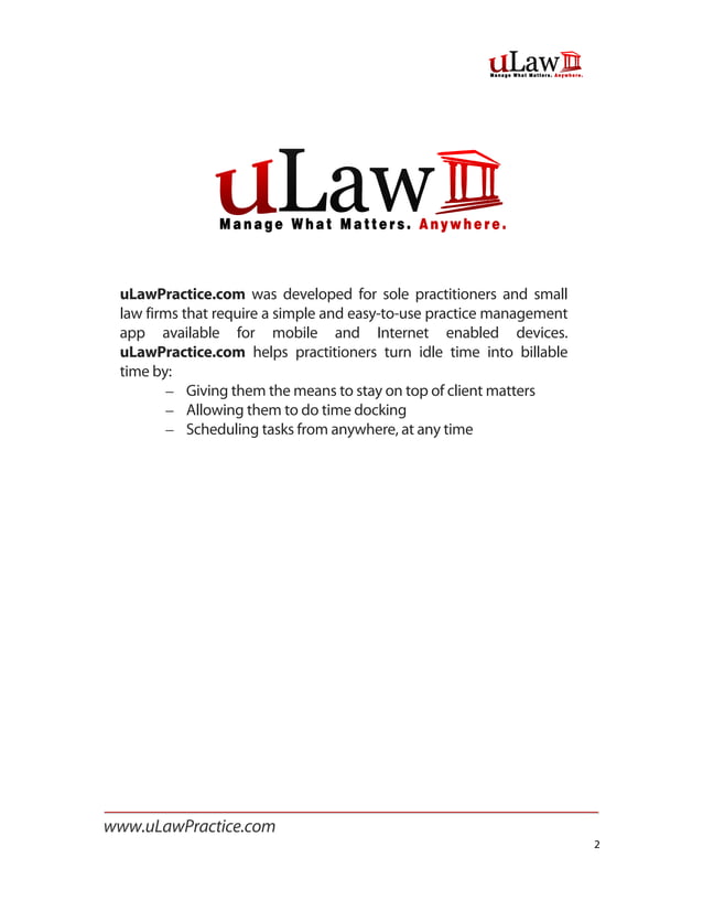 uLaw Security Simplified - Whitepaper | PDF