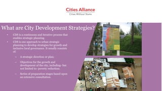Theory and Practice of City Development Strategies | PPT