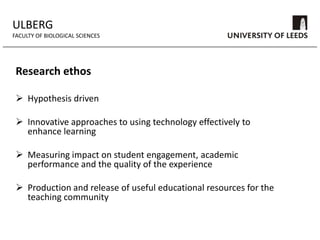 ULBERG learning technology | PPT