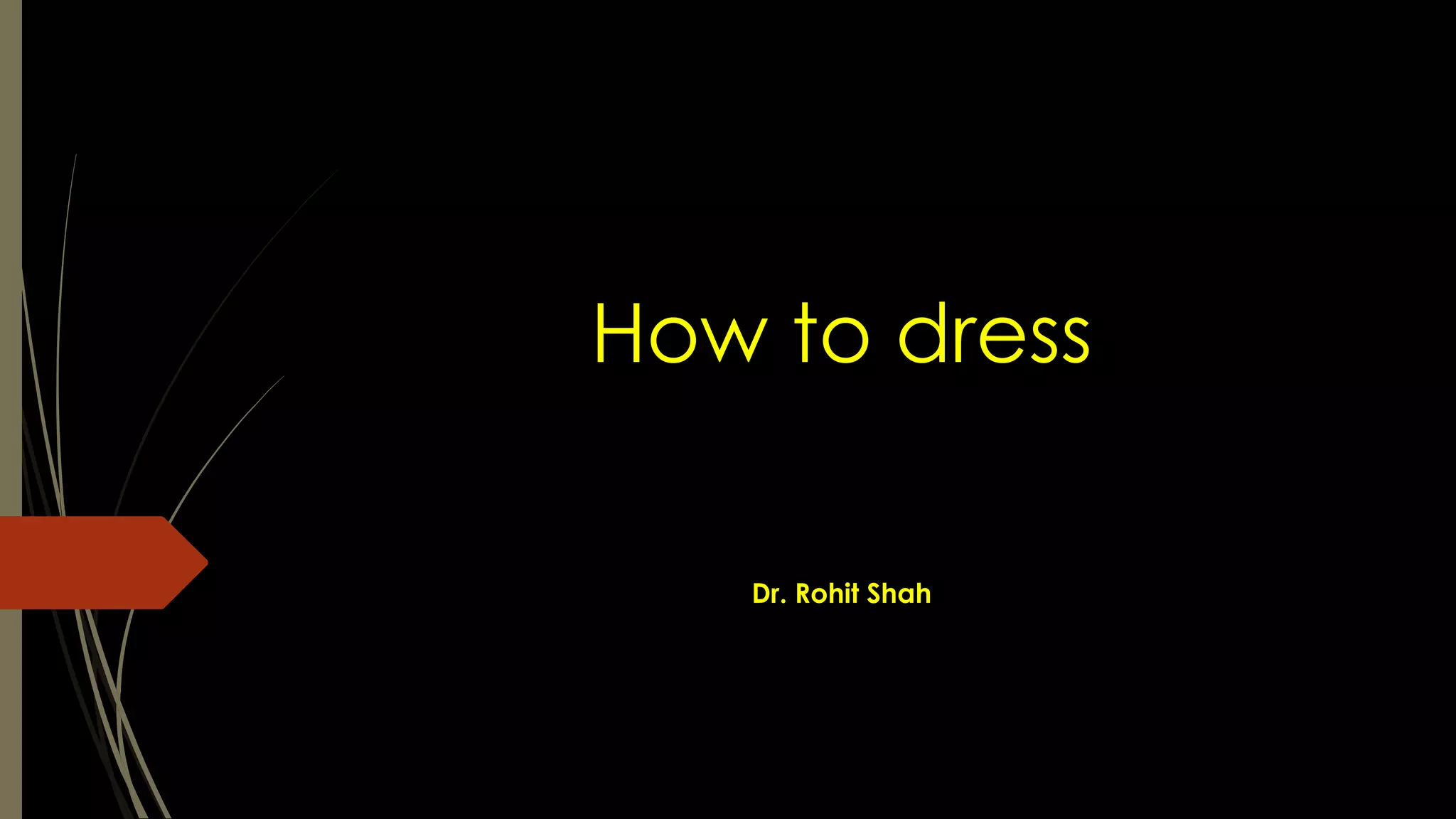 How to dress formally | PDF