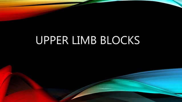 Regional Blocks of the Upper Limb and Thorax RRT | PPTX | Death, Injury, or Military Conflict ...