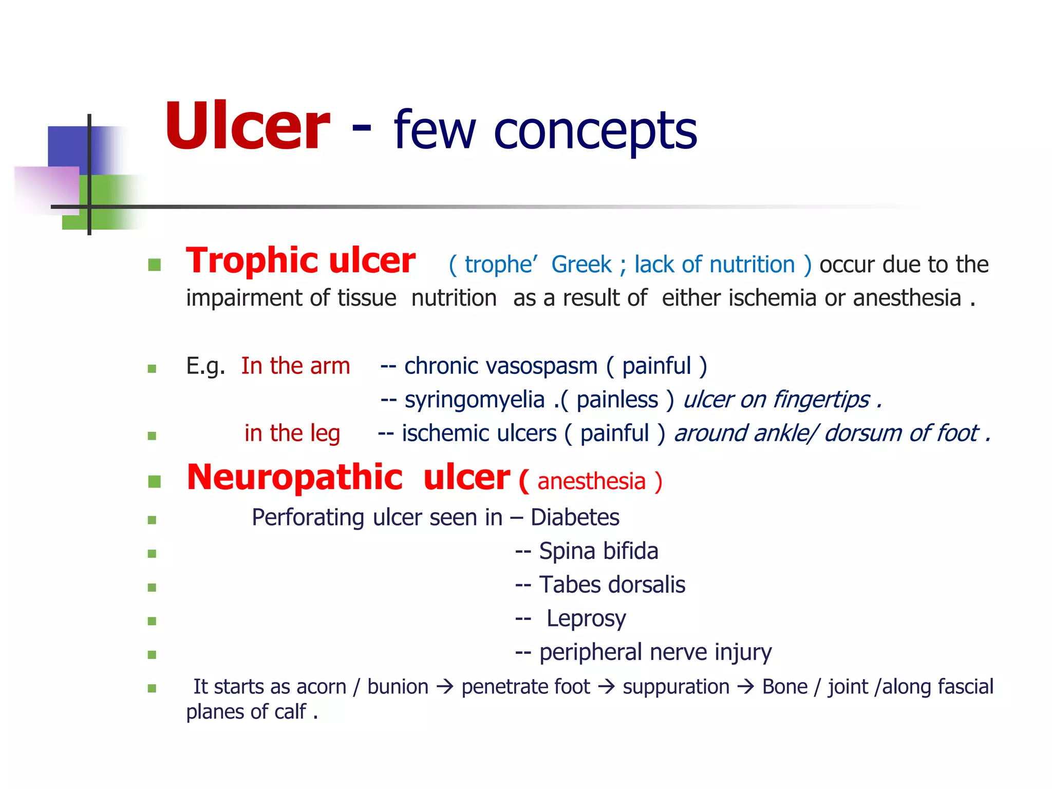 Ulcer | PPTX