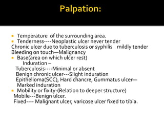 How to deal an Ulcer in Short Case | PPTX | Skin and Dermatology ...