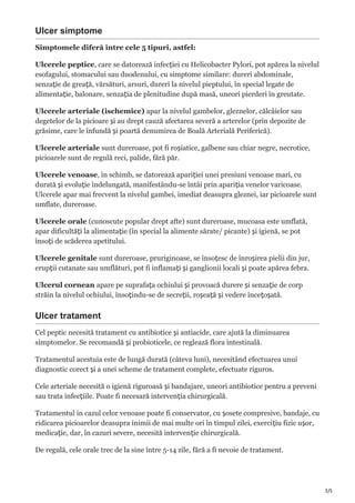 Tratament Ulcer (boala ulceroasa) | alternamed.ro