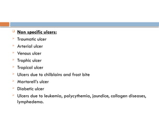 Ulcer ppt by the surgery department of hospital | PPTX