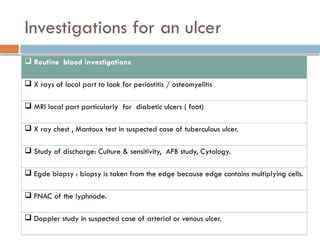 Ulcer ppt by the surgery department of hospital | PPTX