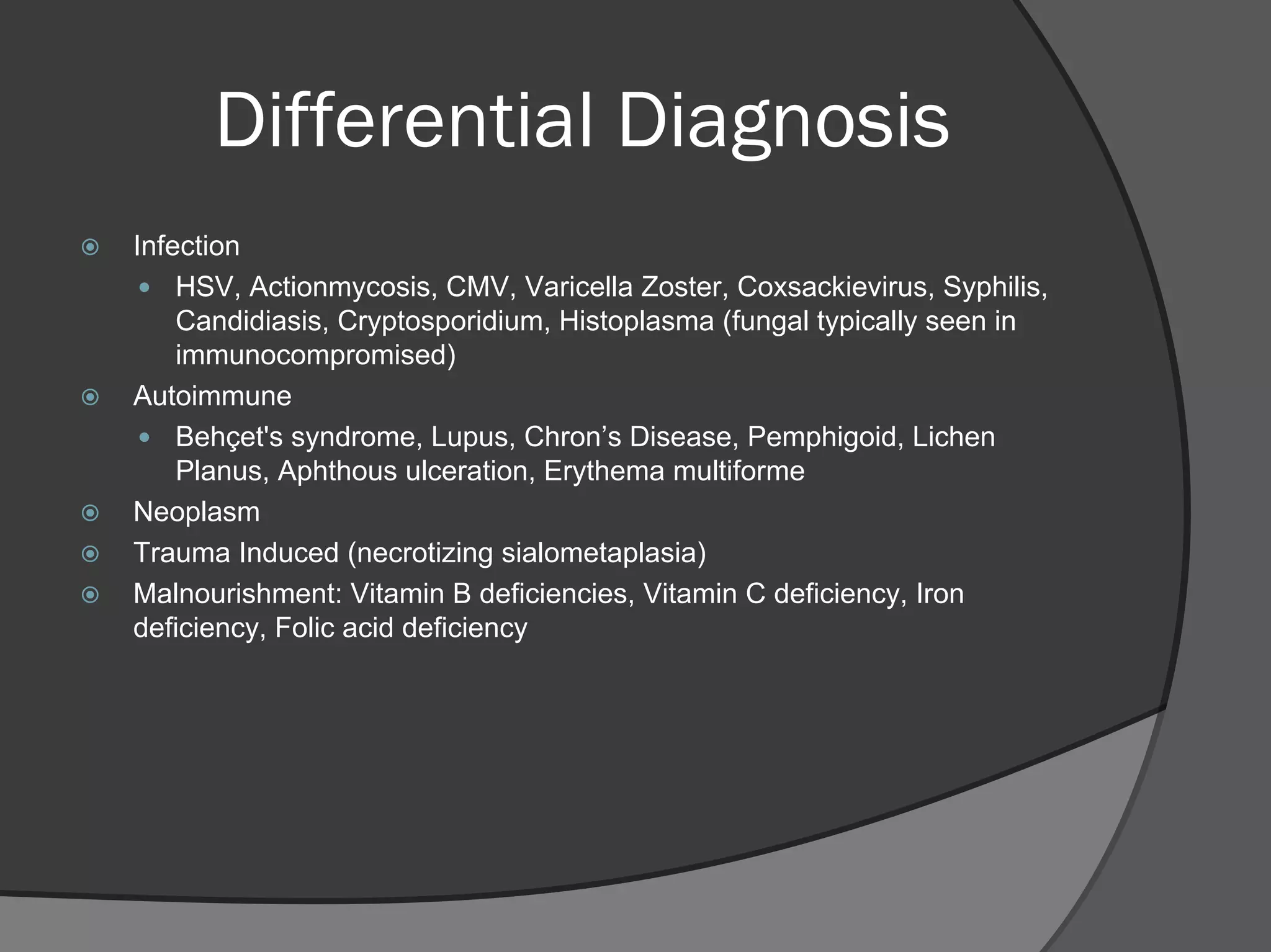 Ulceration slides-090331 | PDF