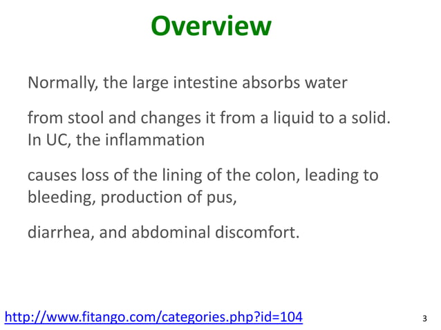 Ulcerative Colitis | PPTX | Digestive Disorders | Diseases and Conditions