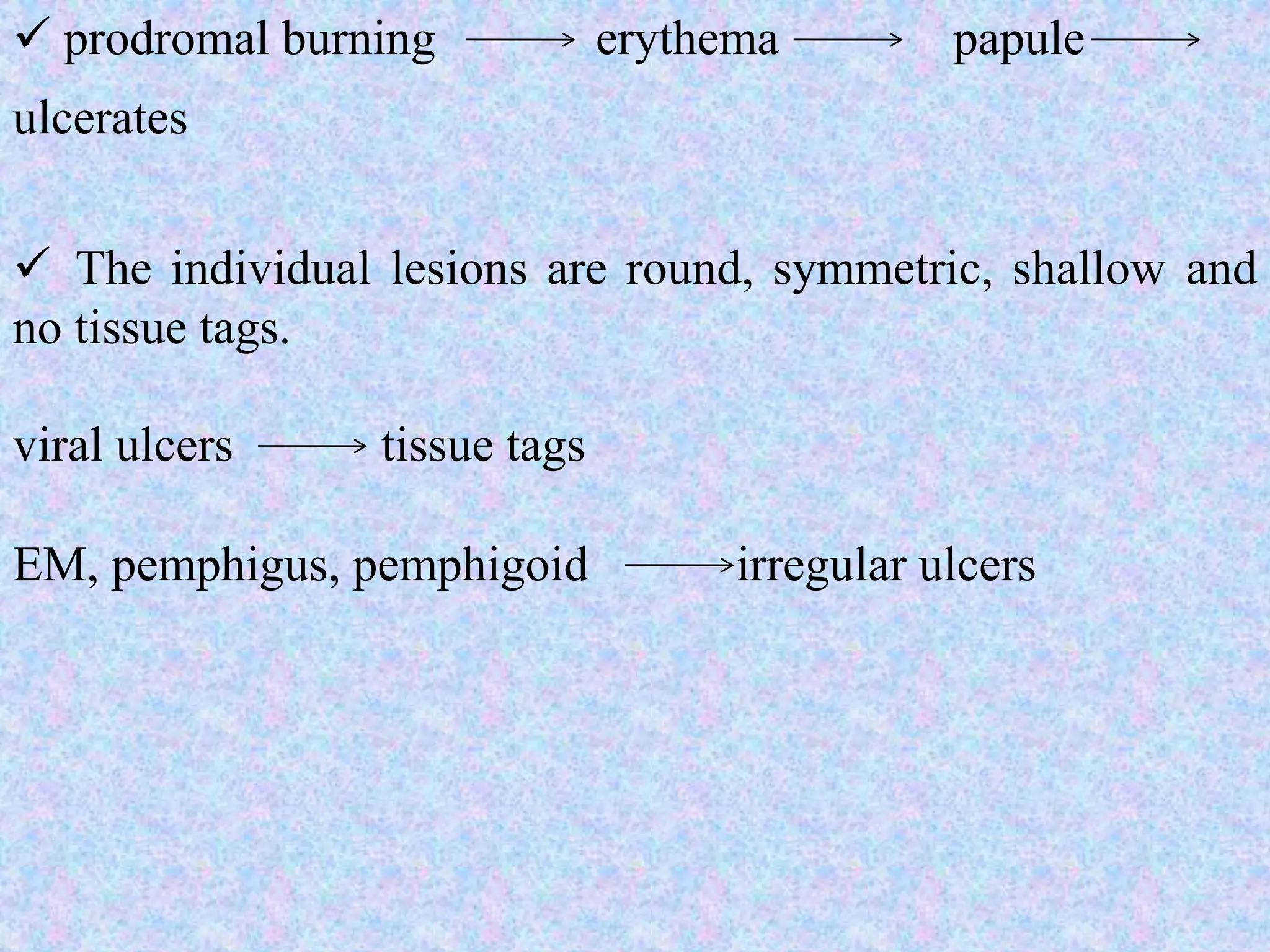 Ulcerative lesions | PPTX