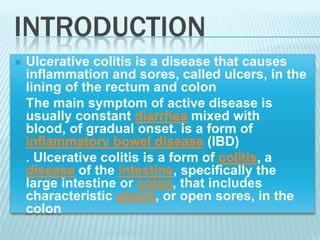 Ulcerative colitis | PPTX