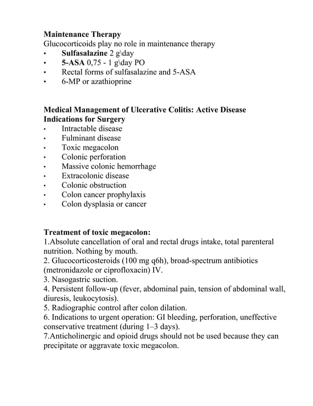 Ulcerative colitis | PDF
