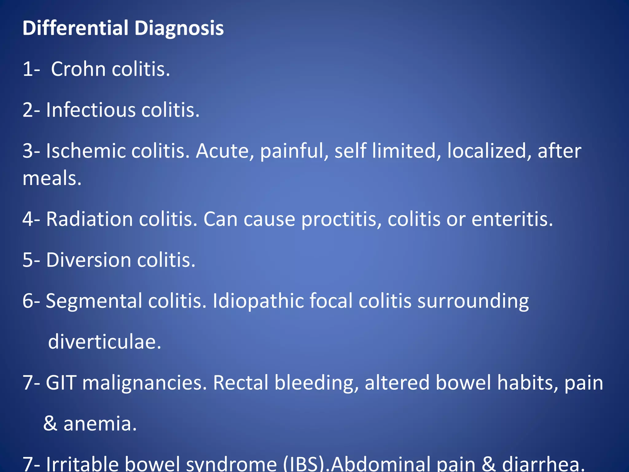 Ulcerative colitis | PPTX
