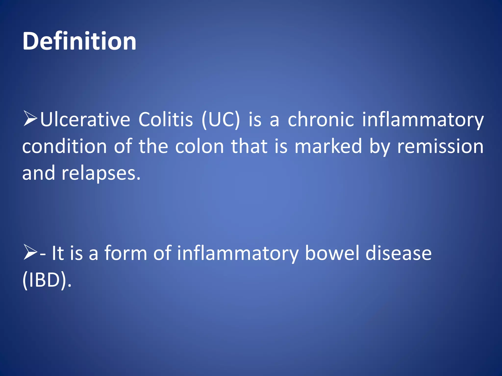 Ulcerative colitis | PPTX
