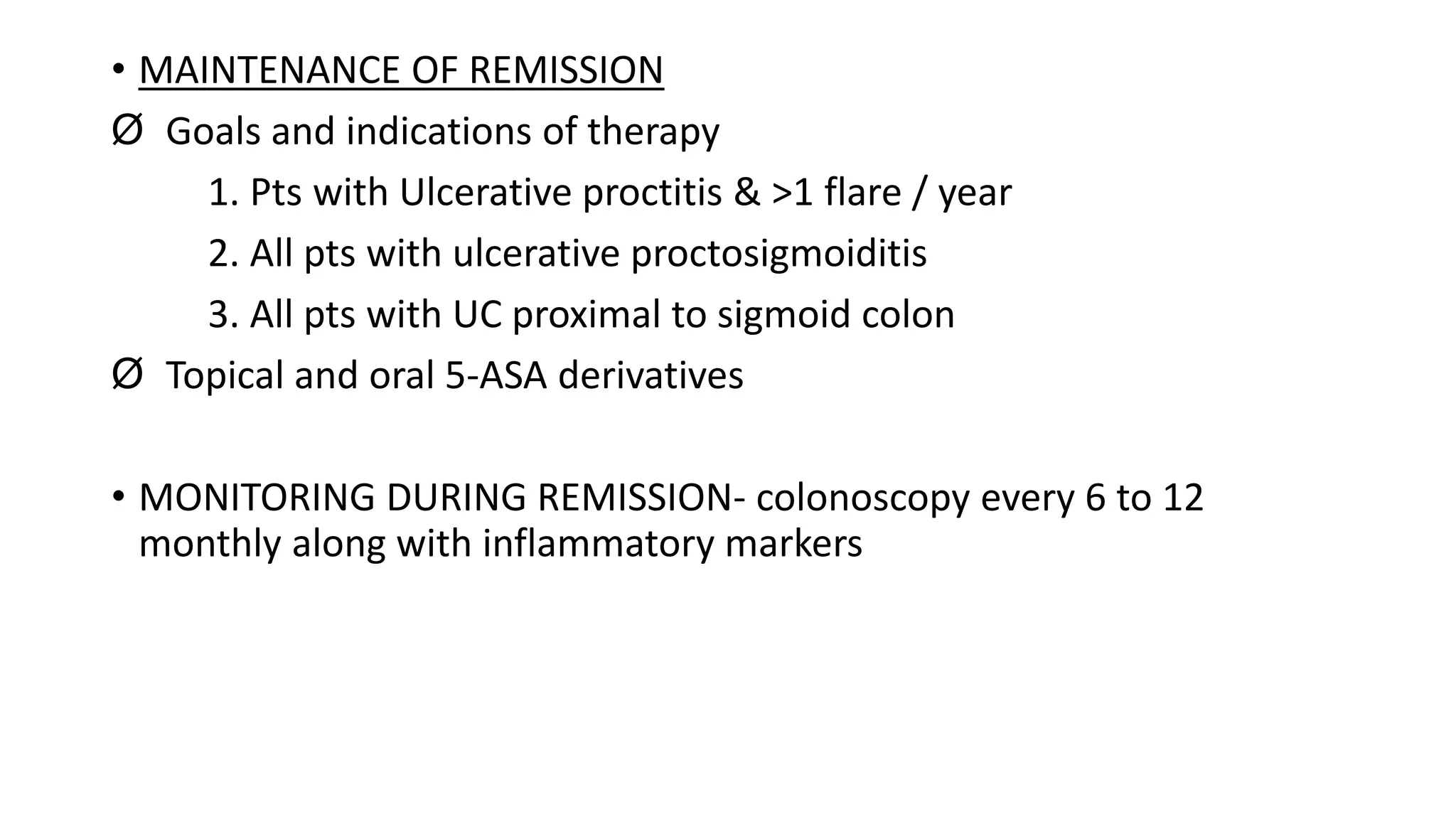 Inflammatory Bowel Disease- Ulcerative colitis- Complications and ...