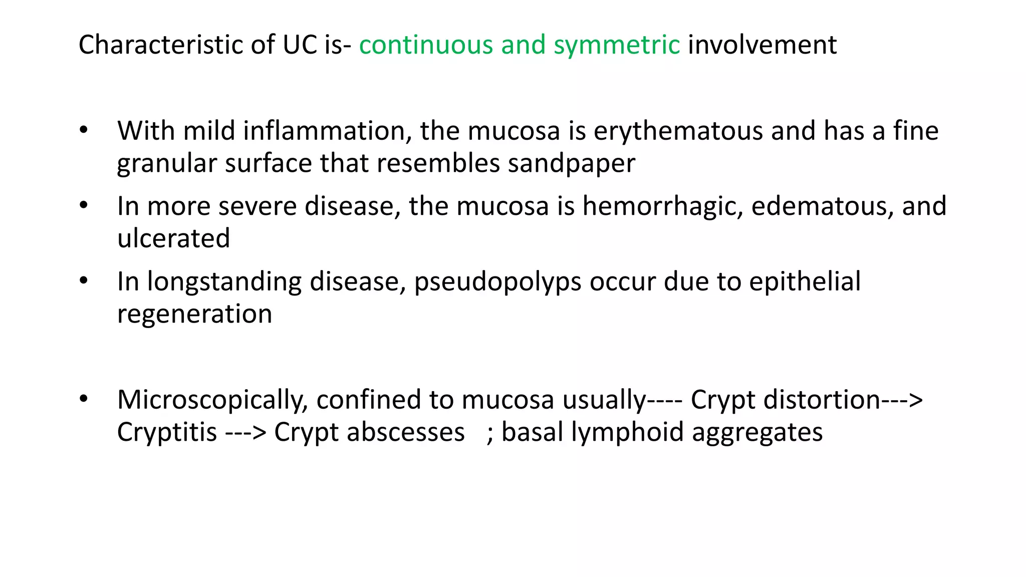 Inflammatory Bowel Disease- Ulcerative colitis- Complications and ...