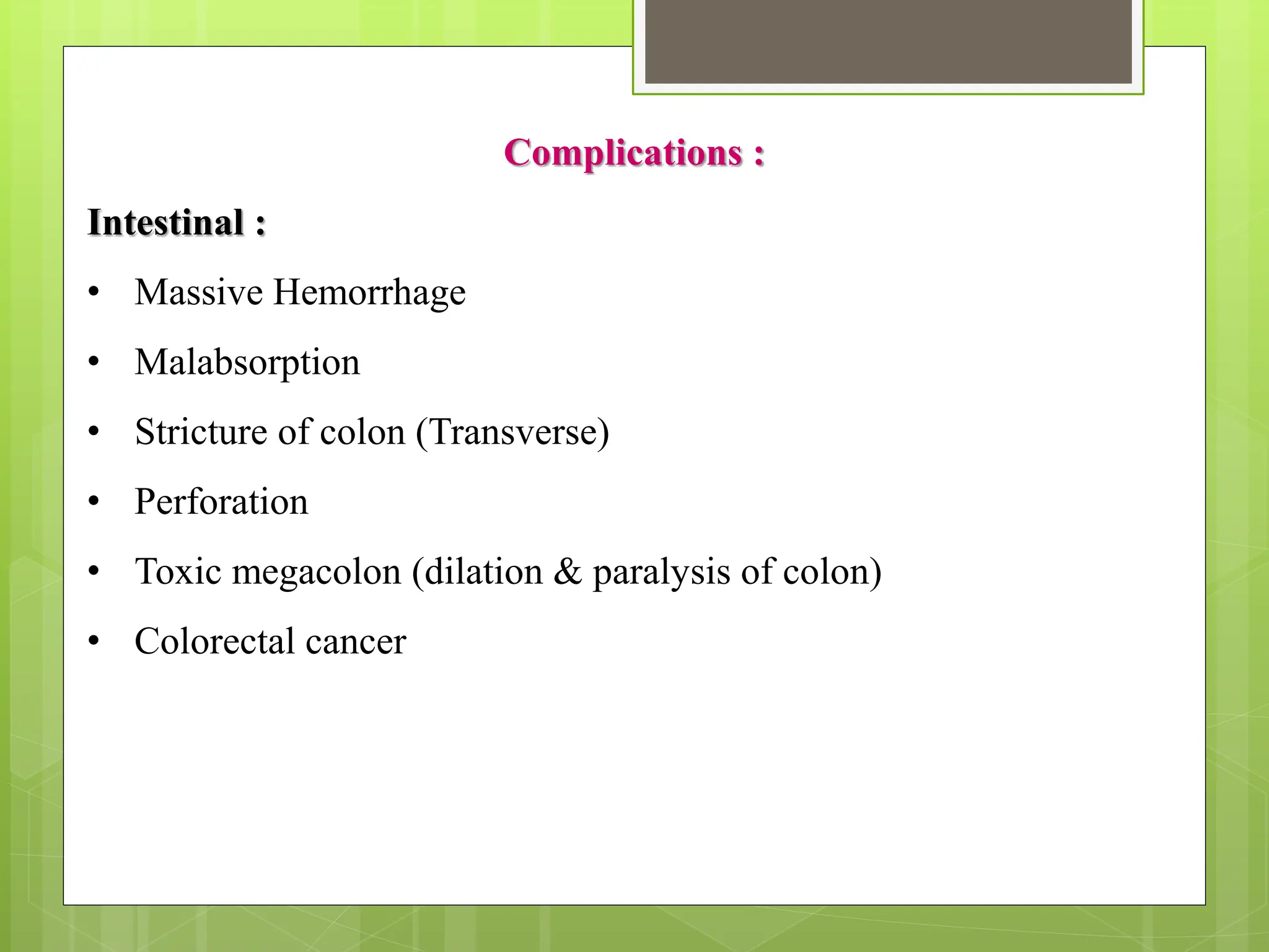 Ulcerative Colitis Pptx