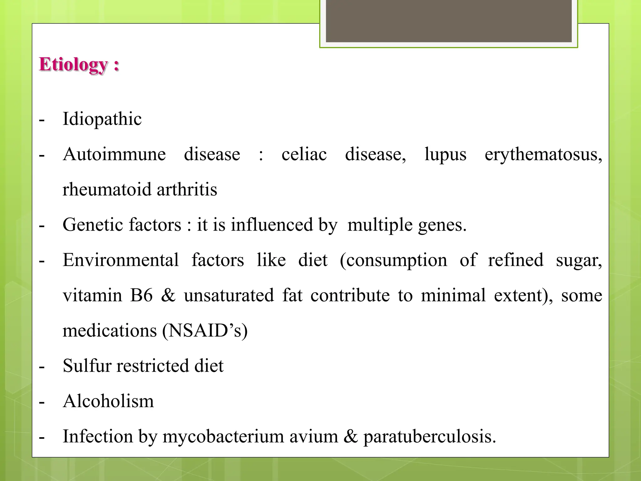 Ulcerative Colitis Pptx