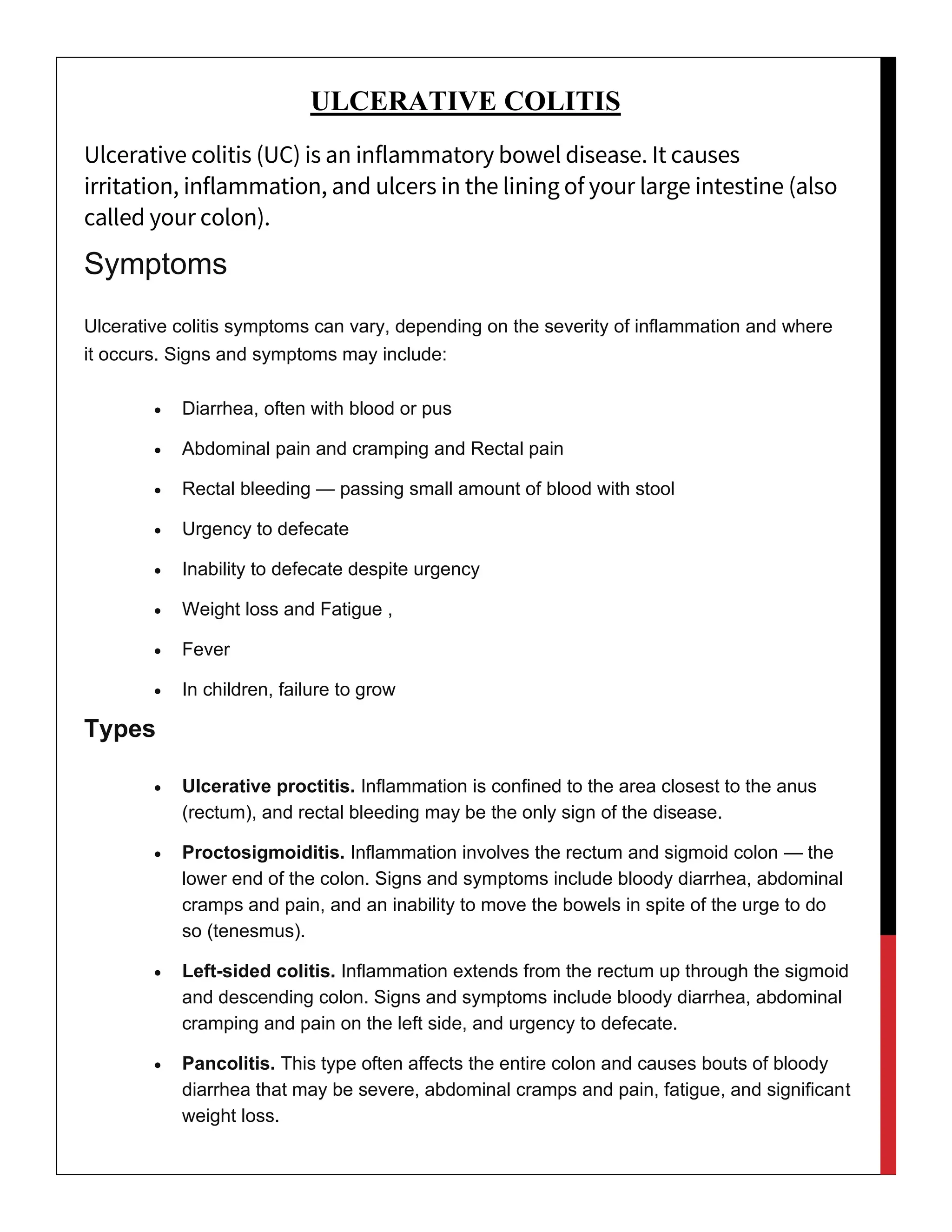 Ulcerative Colitis Pdf