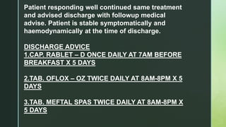 ulcerative colitis case presentation | PPTX